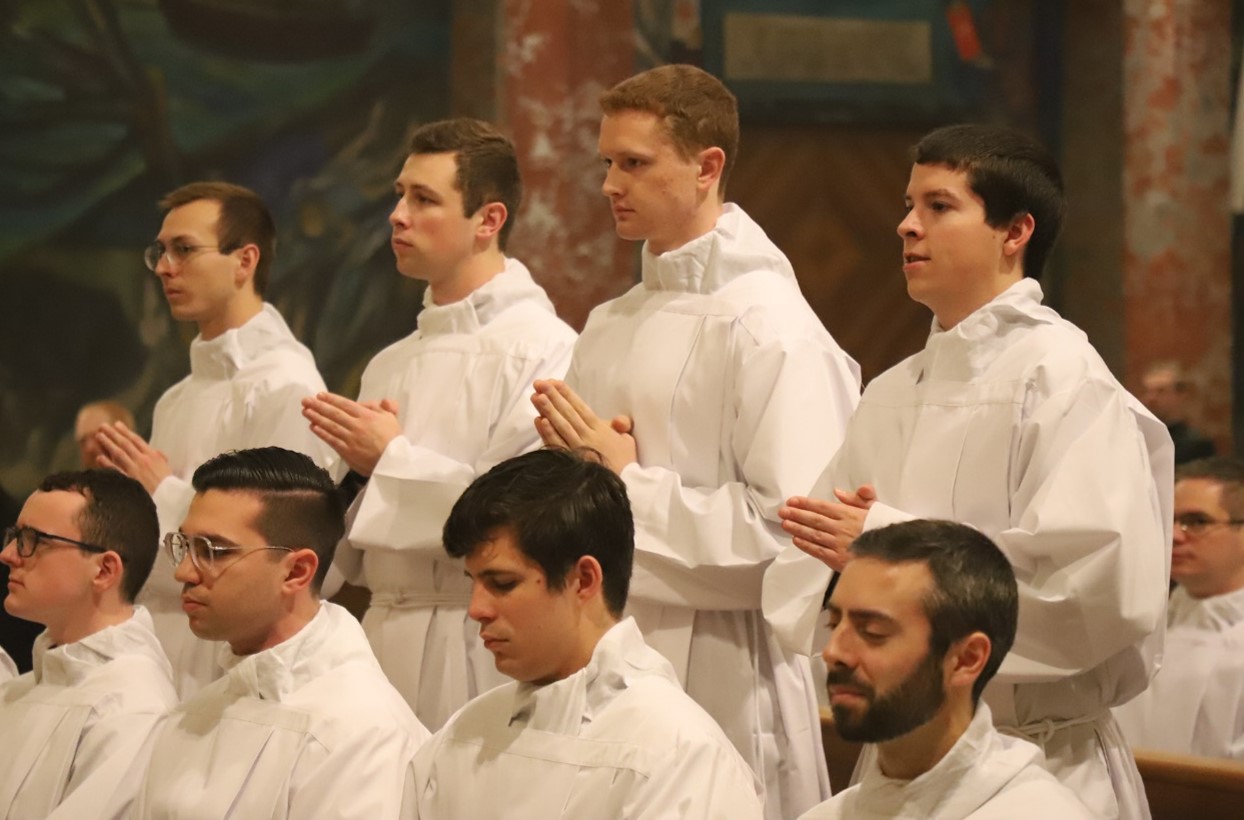 Seminarian Thomas Johnson Installed as Lector - The Diocese of Great ...